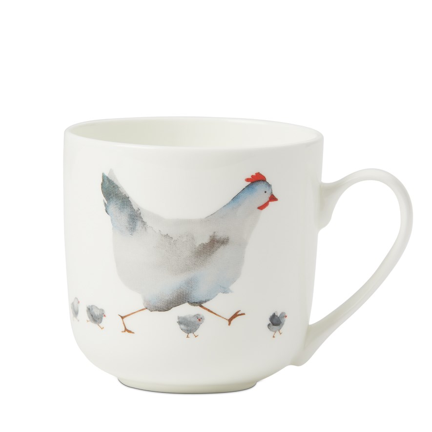 Chicken Mug Dia9.5xH9cm Grey | Adairs