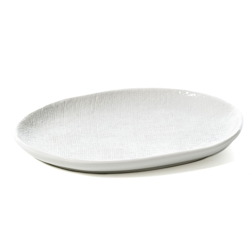 Paper Mesh Platter White | Adairs