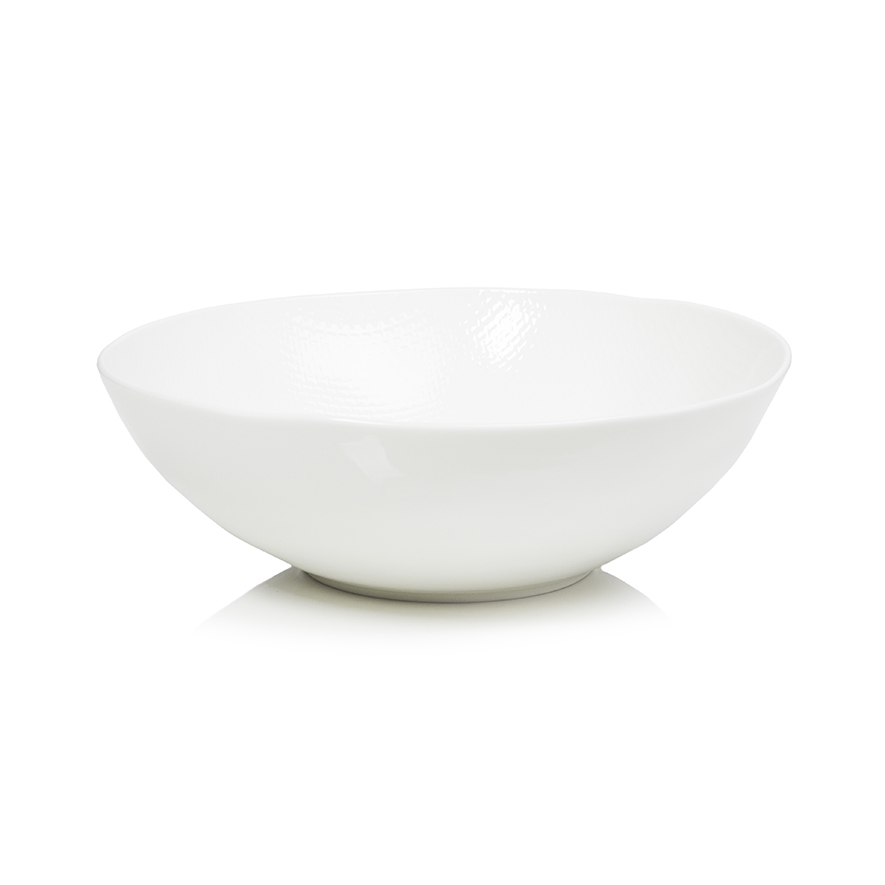 Wendi Collection Salad Bowl White Cross | Adairs