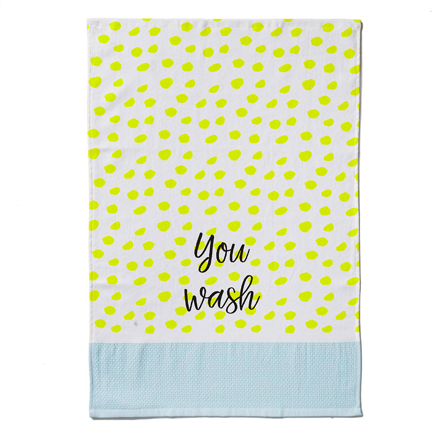 Text Tea Towel Ill Wash You Dry 2 Pack | Adairs