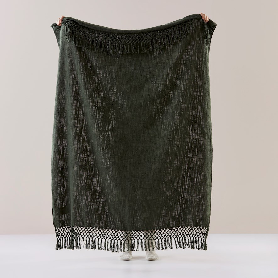 Macrame Forest Knot Throw | Adairs