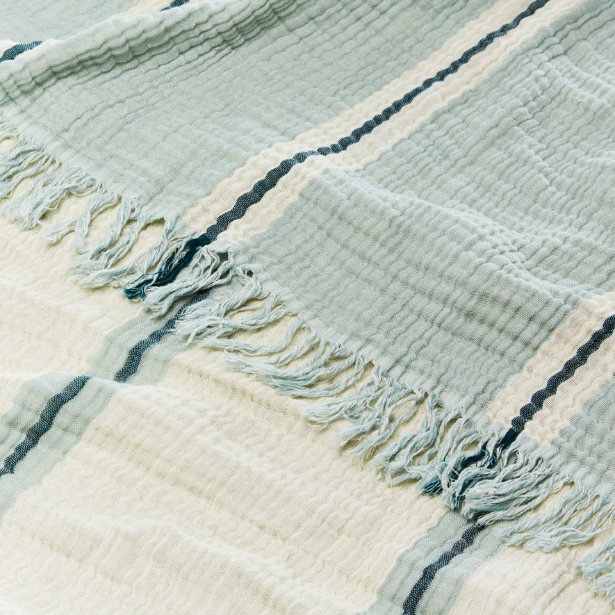St Tropez Mint Throw | Adairs