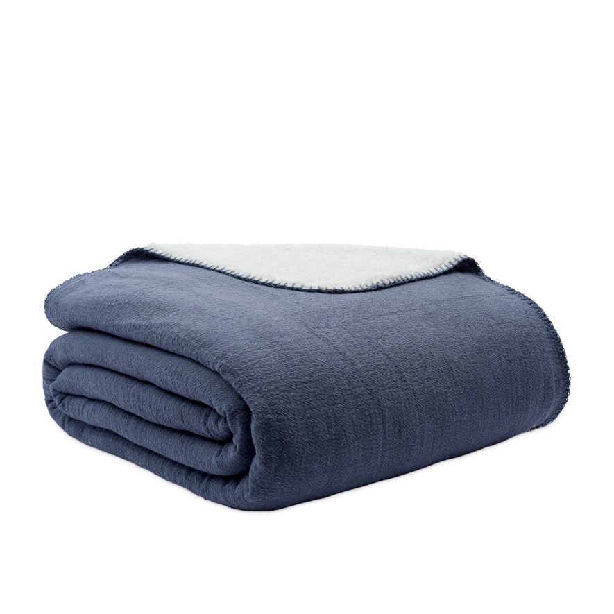Spencer Slate Blanket | Adairs