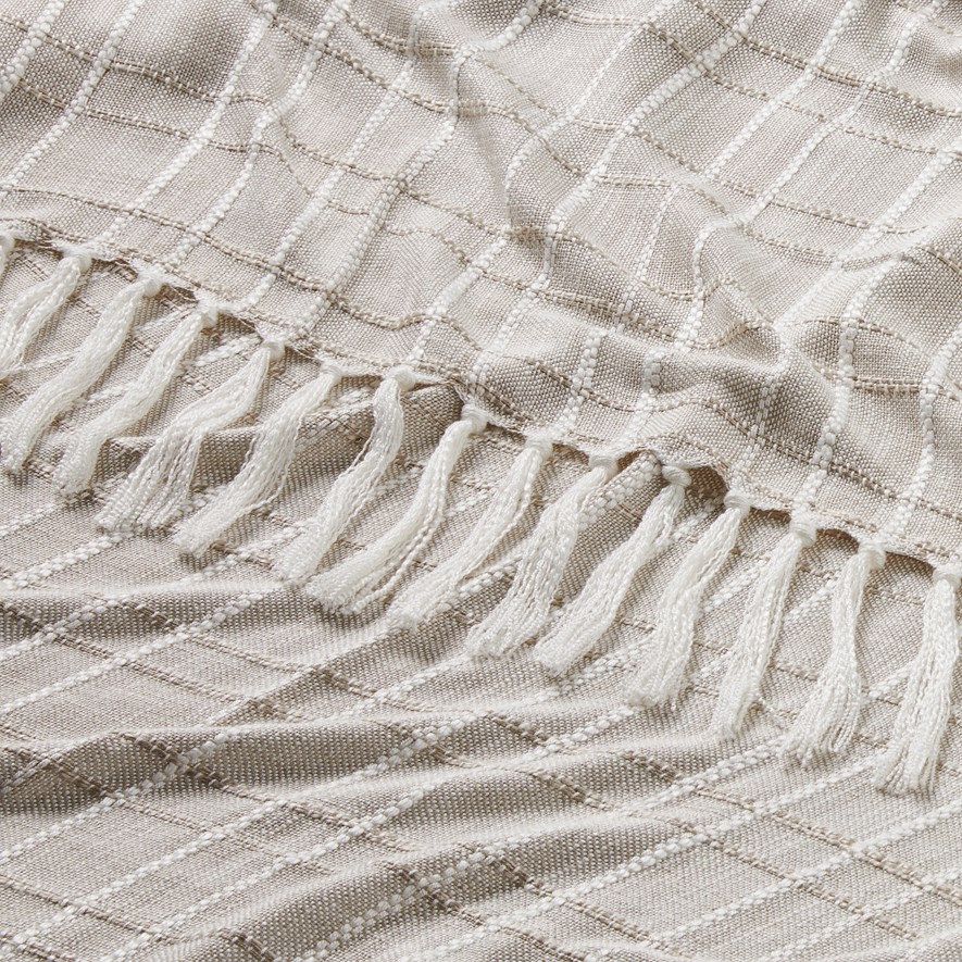 Sagano Natural Bamboo Throw | Adairs