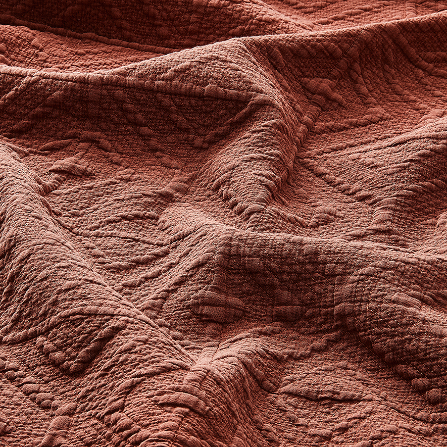 Stonewash Clay Blanket | Adairs