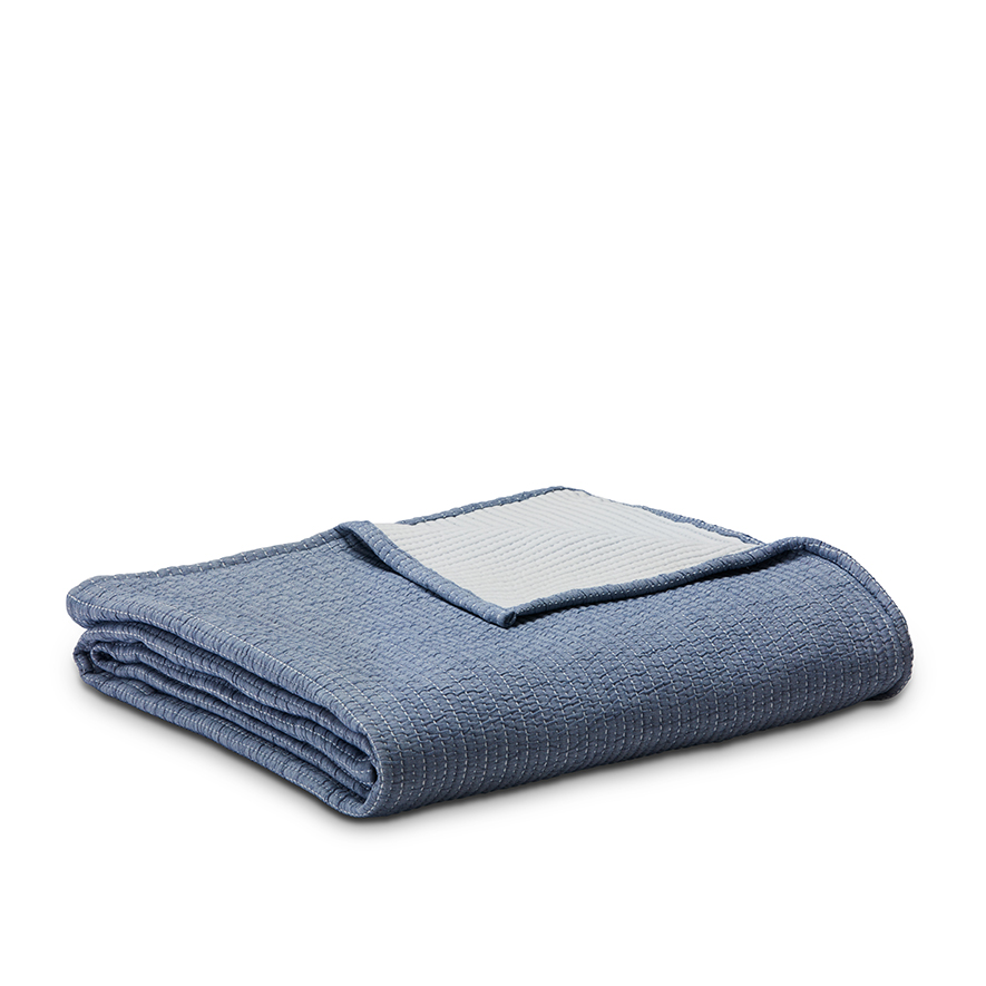 Myrtle Denim Blanket | Adairs