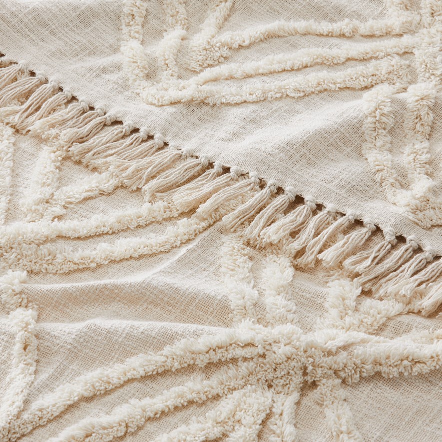 Jarvis Natural Throw | Adairs