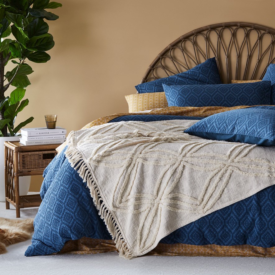 Jarvis Natural Throw | Adairs