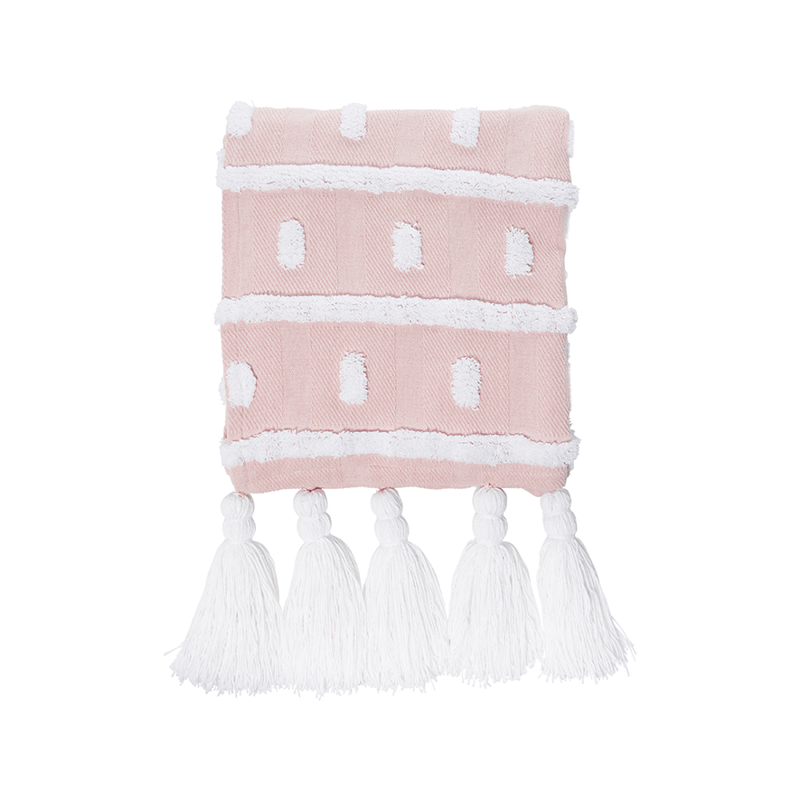 Johanna Throw Blush | Adairs