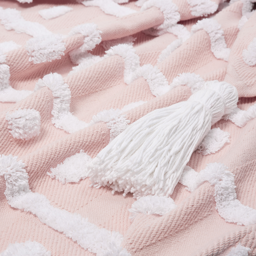 Johanna Throw Blush | Adairs