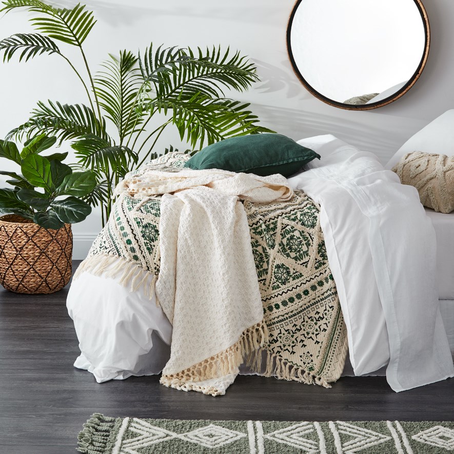 Byron Natural Throw | Adairs