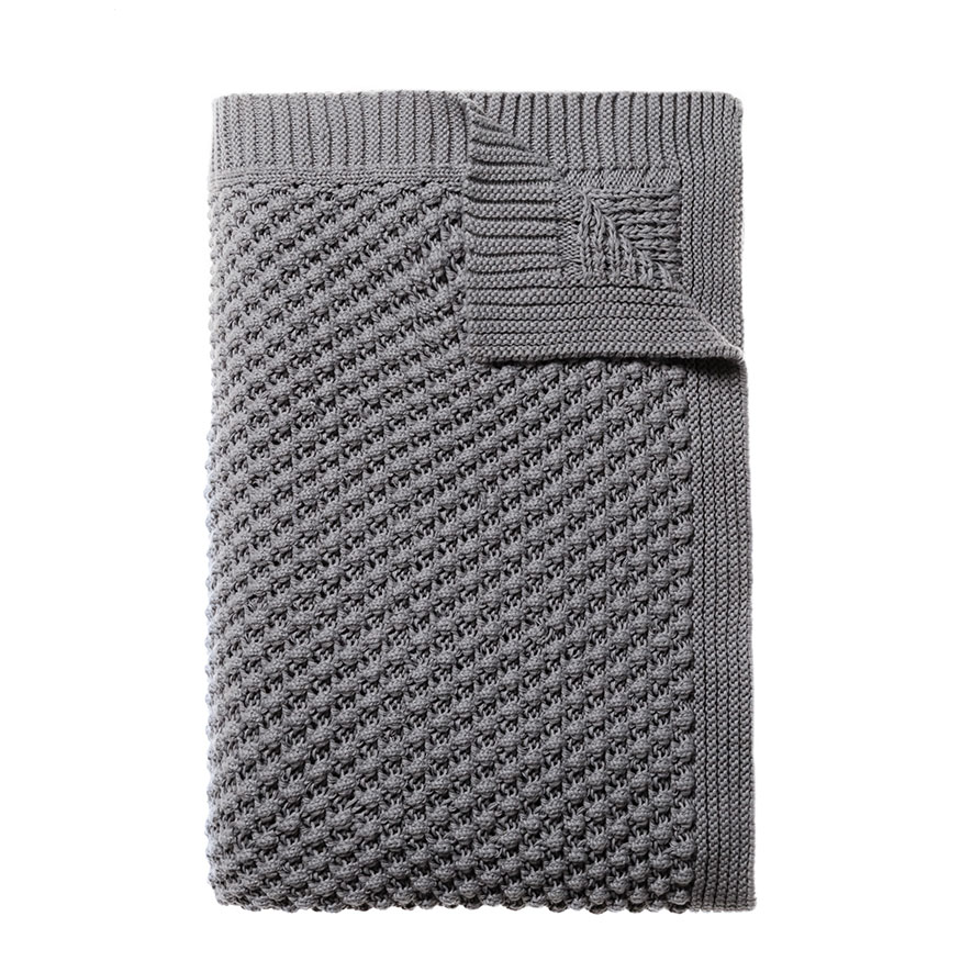 Popcorn Throw Silver | Adairs