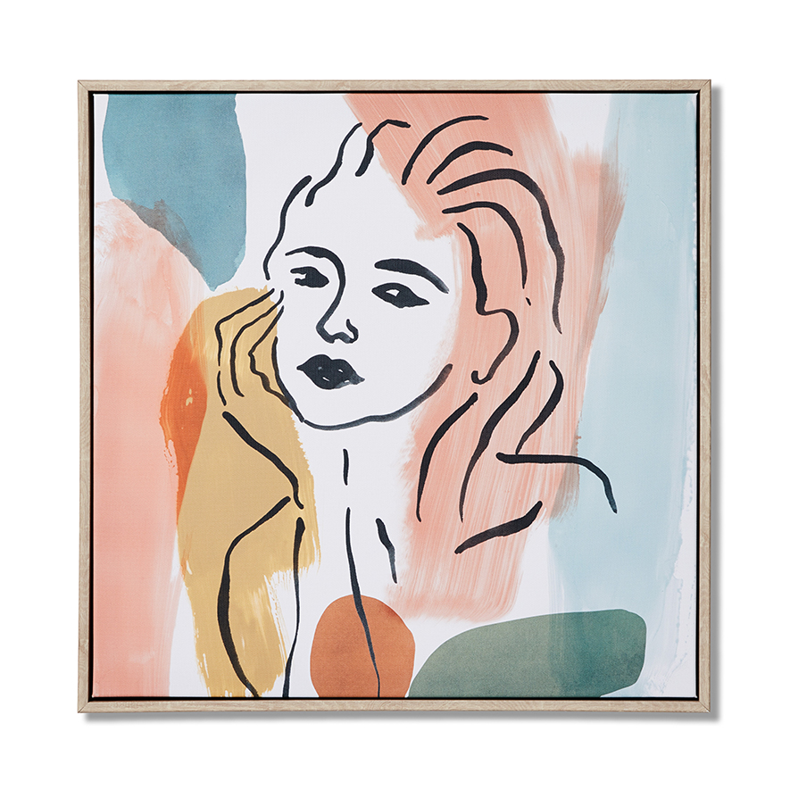 Bohemian Artwork Terracotta Portrait Pose | Adairs