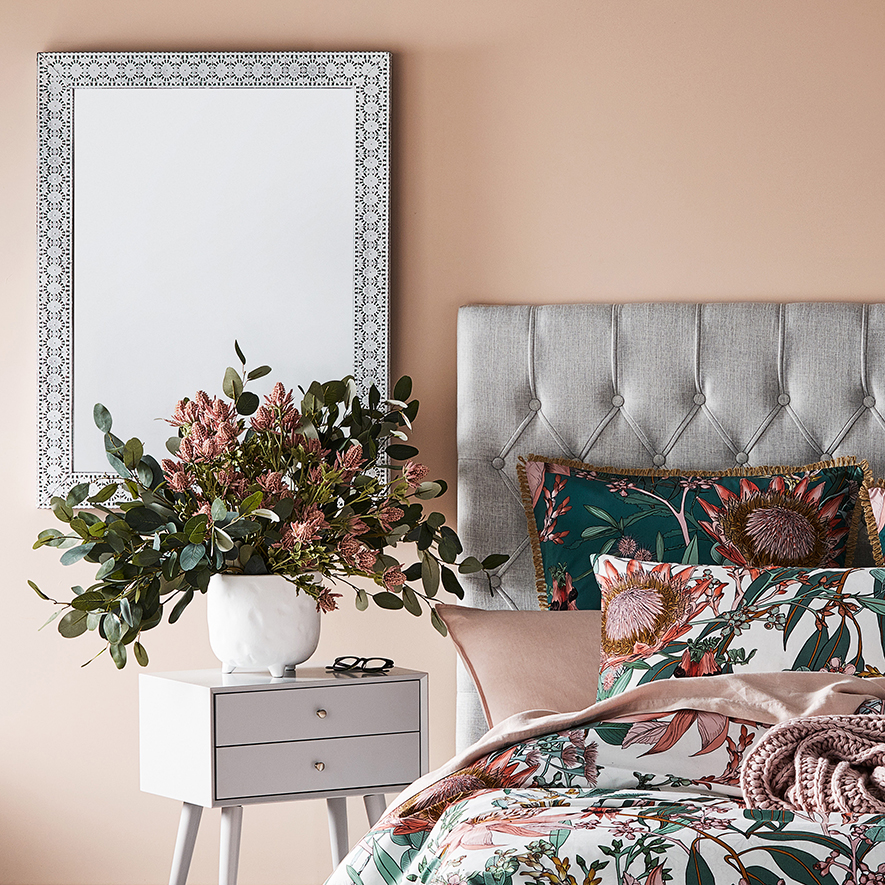 Boho Mirror White Rectangle | Adairs