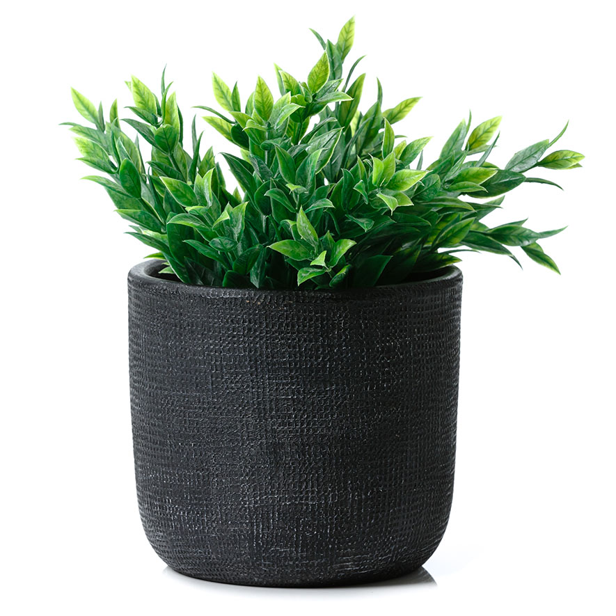 Black Madrid Pot | Adairs