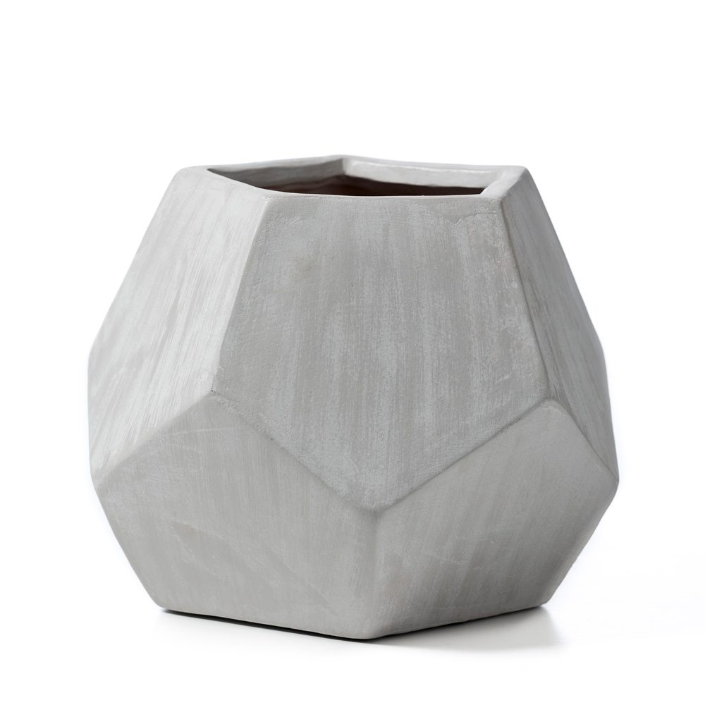 Oslo Pot Concrete Grey | Adairs