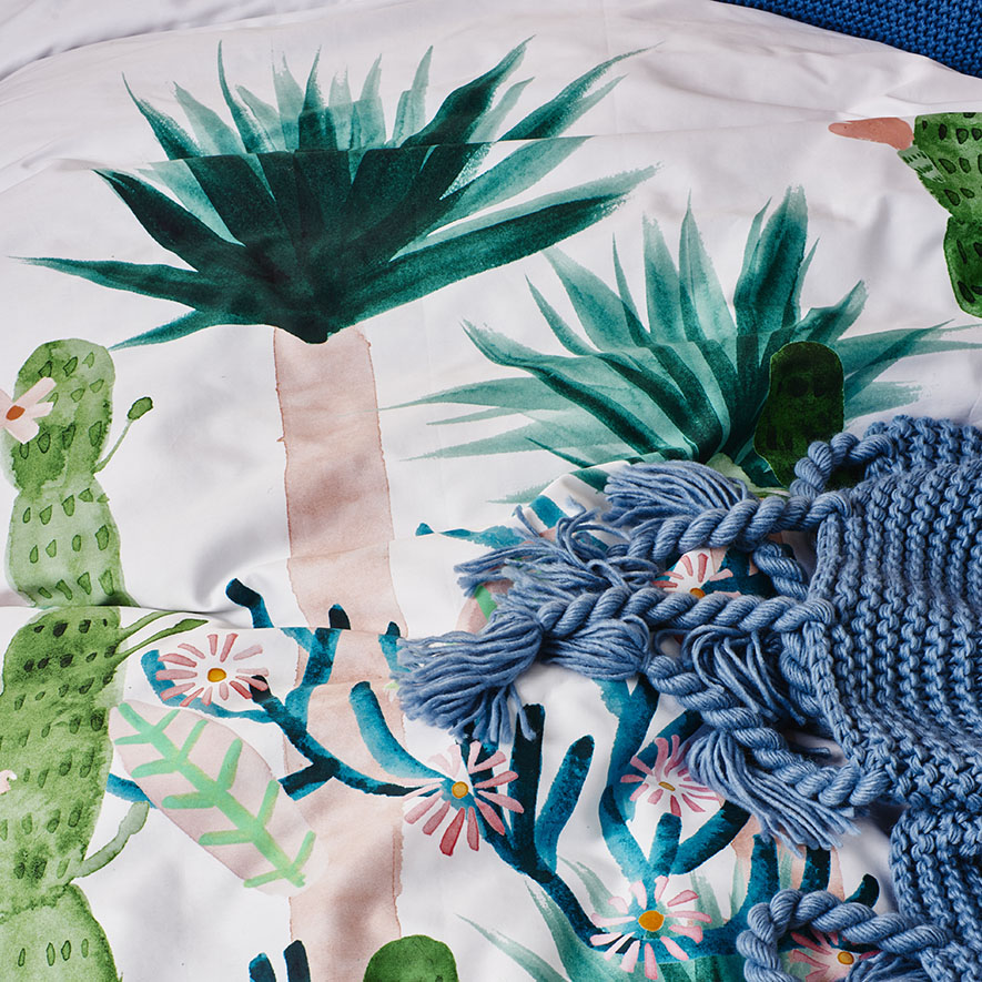 Cactus Garden Quilt Cover Set | Adairs