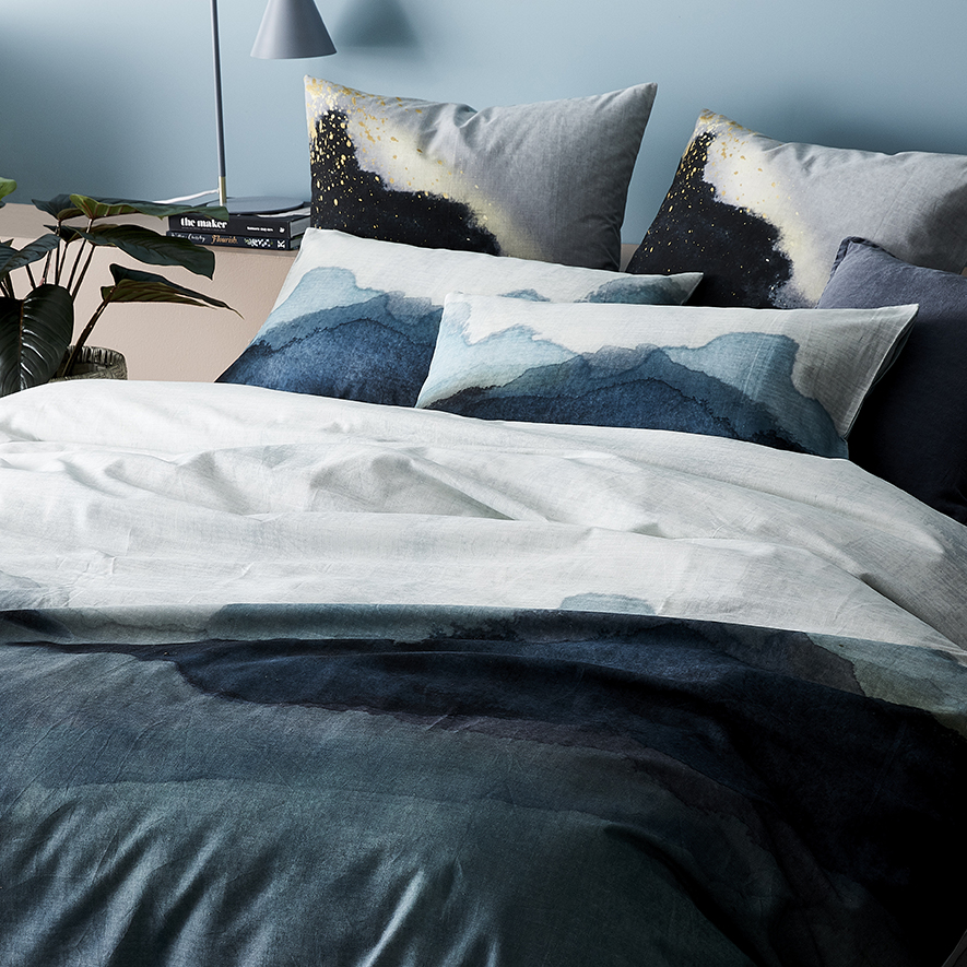 Outlander Quilt Cover Set Pond | Adairs