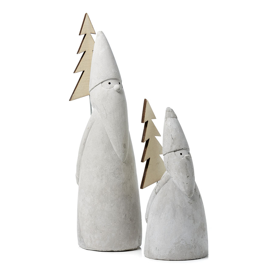 Concrete Santa Decoration | Adairs