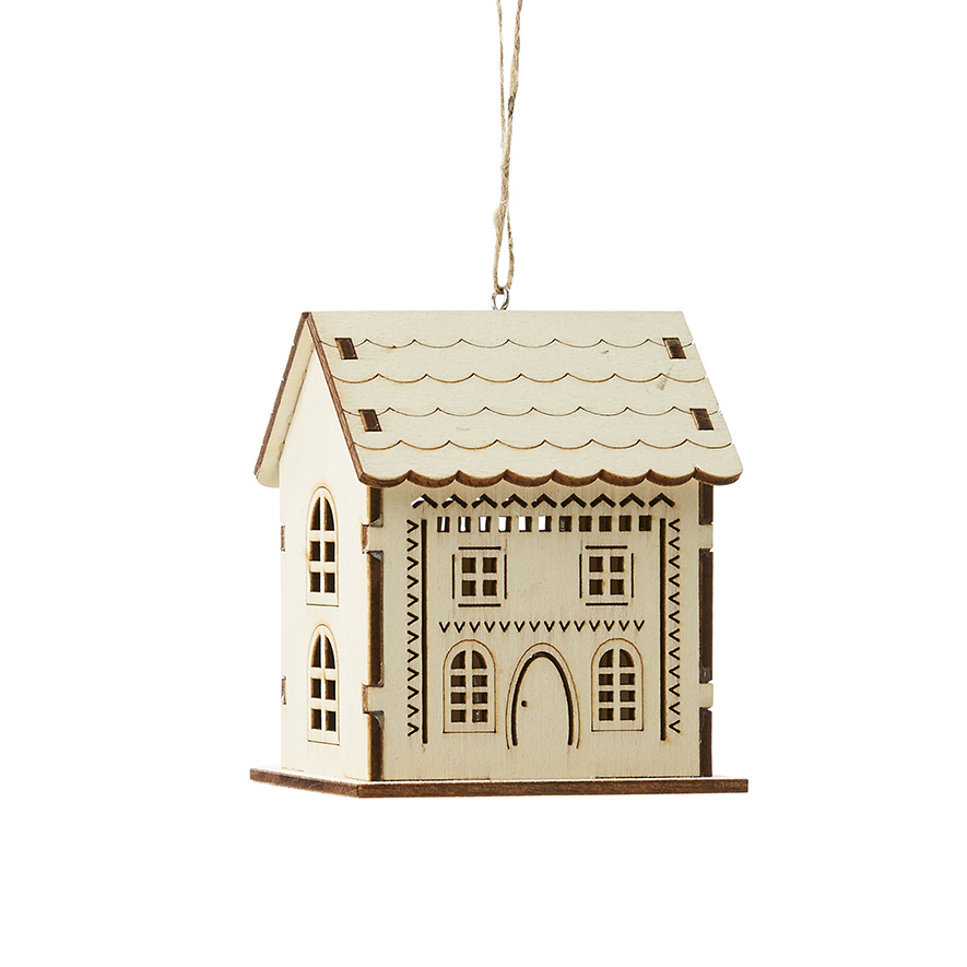 Laser Cut House Natural | Adairs